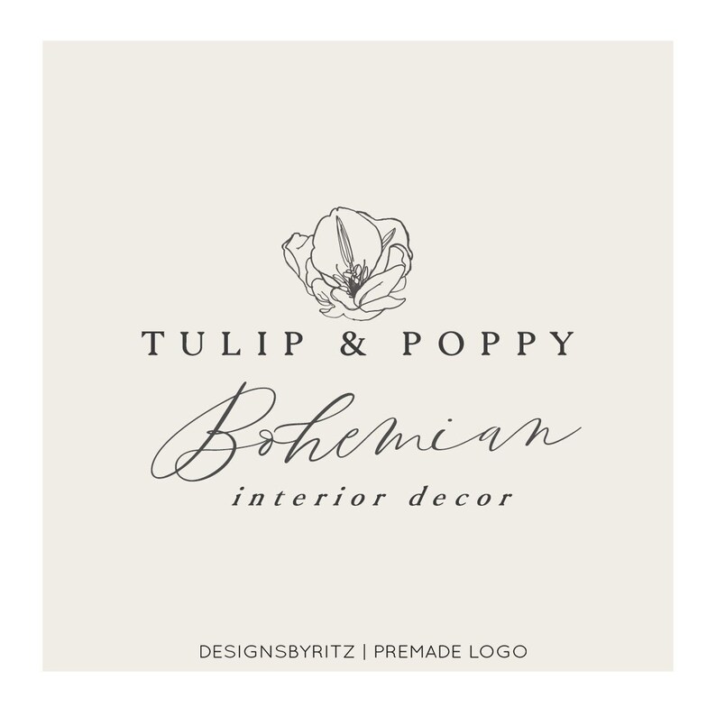 Premade Logo Design Photography Logo Watermark Rustic - Etsy