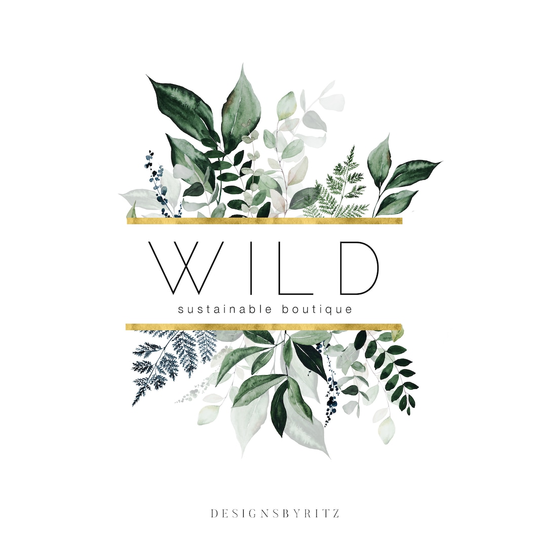 Botanical Logo Design, Logo Design Custom for Business, Branding ...