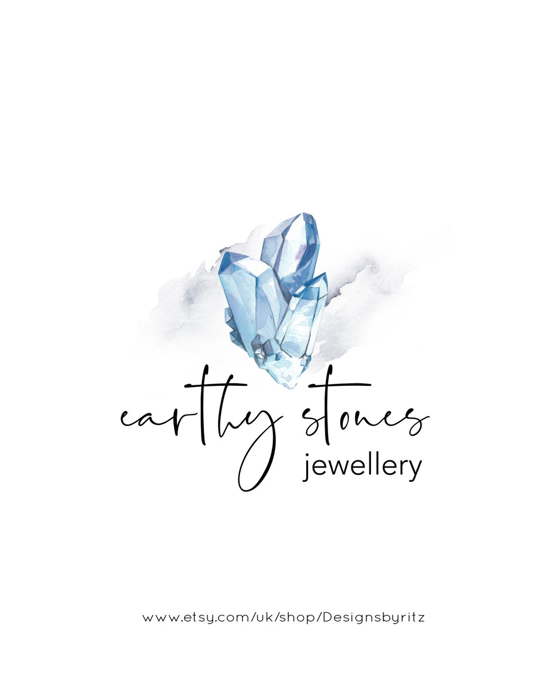 Premade Logo Design, Wellness Crystal Logo, Website Boho Logo, Boutique ...