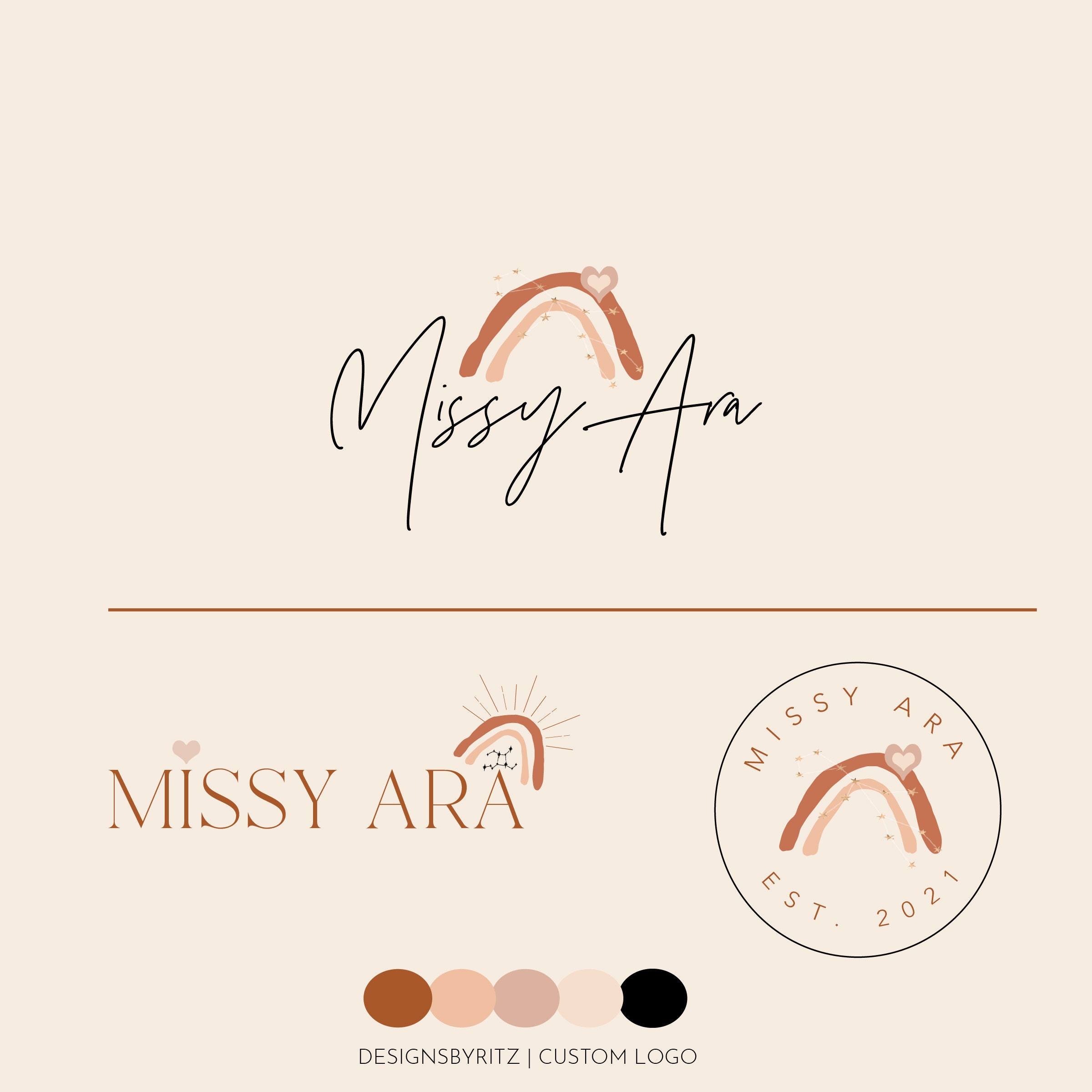 Business Branding Custom Logo Design Branding Kit Brand | Etsy