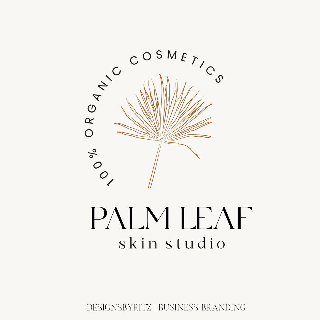 Premade Logo Design, Skin Studio Logo, Modern Logo, Text Logo, Beauty ...