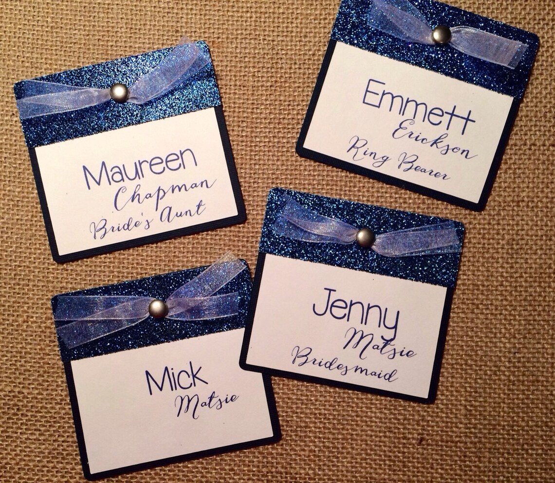 Cute Name Tags Heavy Cardstock and Printed/assembled for Your - Etsy