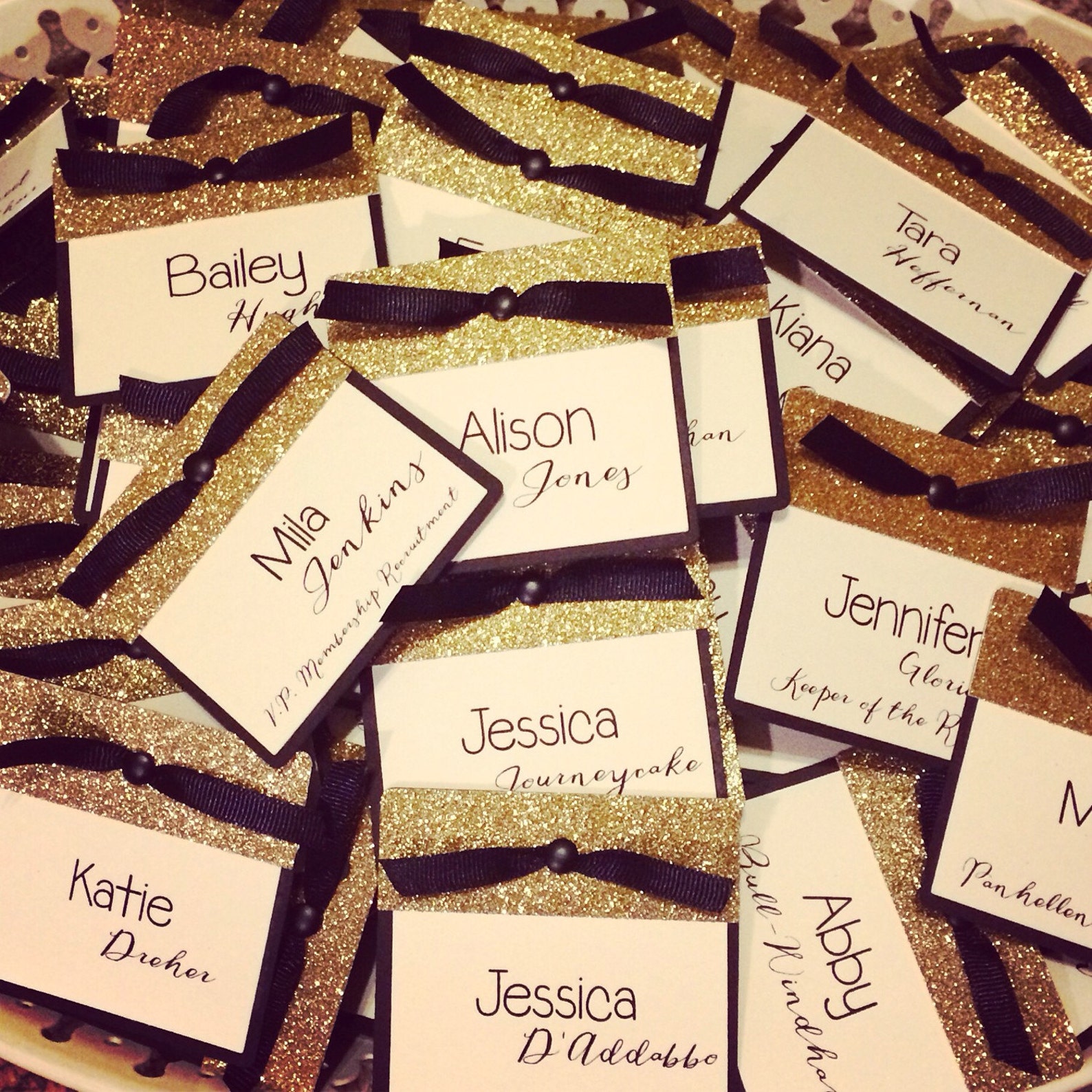 Cute Name Tags Heavy Cardstock and Printed/assembled for Your - Etsy