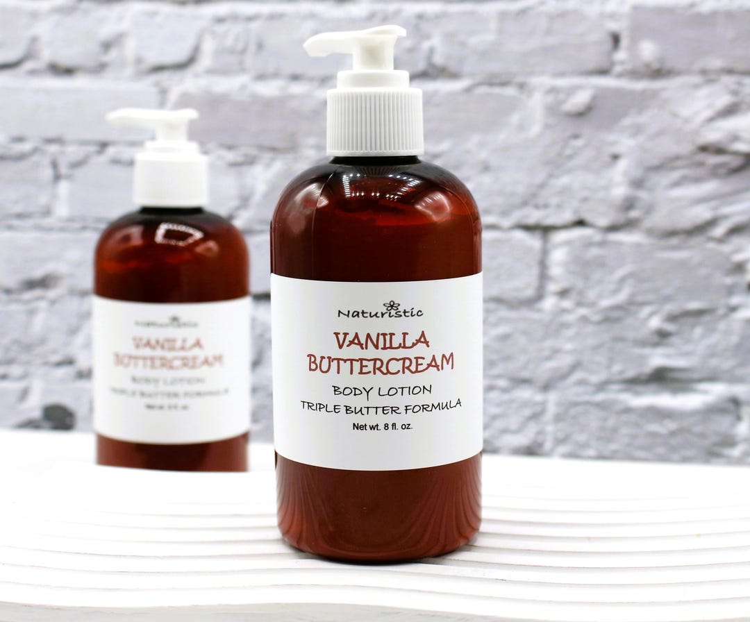 Vanilla Buttercream Lotion, Triple Butter Body Lotion With Natural ...