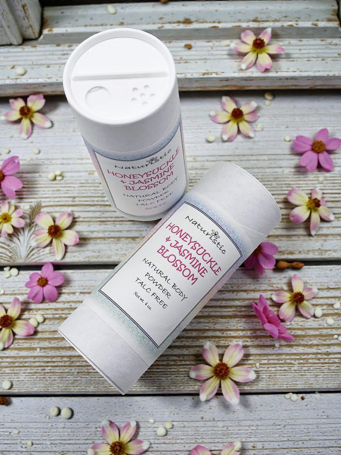 Honeysuckle & Jasmine Blossom Body Powder: Talc Free, Natural Scent - Etsy