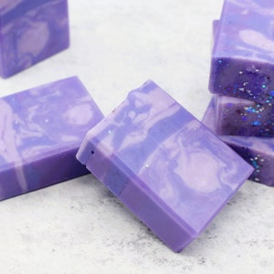 Lilac & Lavender Handcrafted Soap Bar, Triple Butter Soap With Lavender Essential Oil and ...