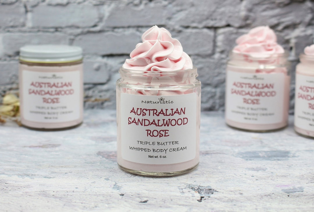 Australian Sandalwood Rose Triple Butter Whipped Body Cream, Mango ...