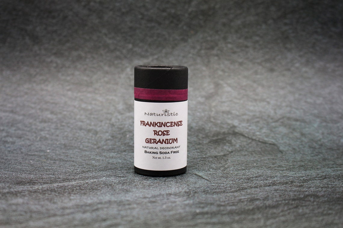 FRANKINCENSE ROSE GERANIUM Natural Deodorant Baking Soda - Etsy