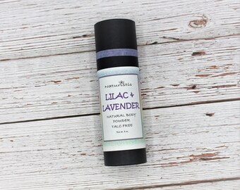 Roses & Vanilla BODY POWDER, Talc Free, Deodorant Body Powder, Eco ...