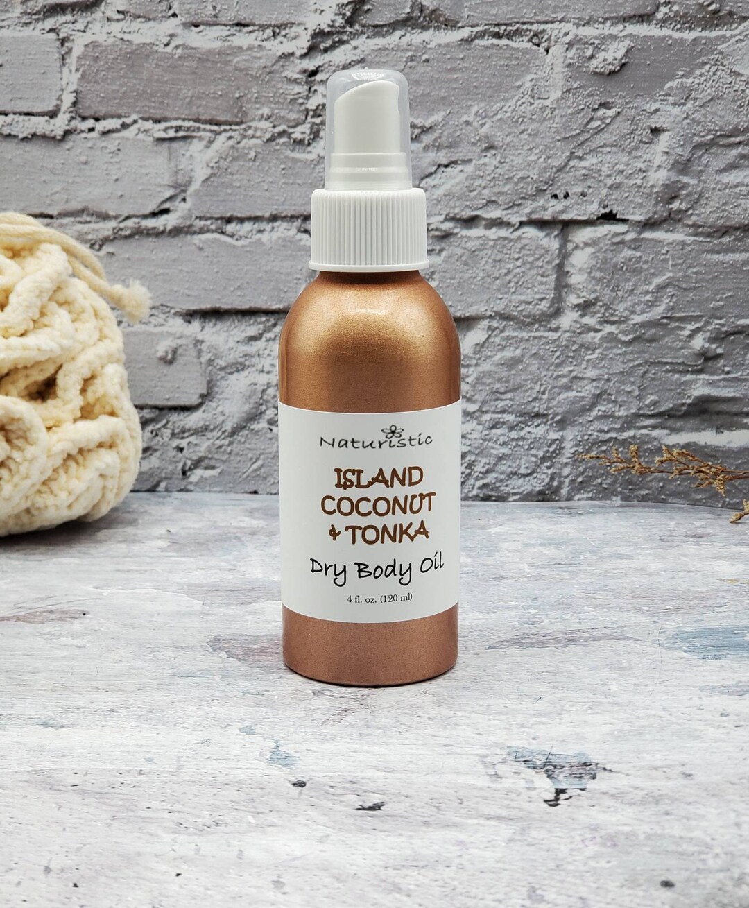 ISLAND COCONUT & TONKA Dry Body Oil Spray, Hydrating Oil With Natural ...