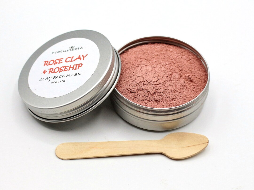 Rose Clay & Rosehip Face Mask Gentle Natural Clay Facial Mask - Etsy