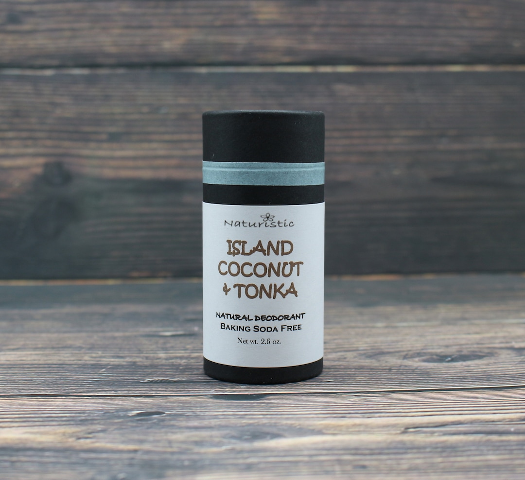 ISLAND COCONUT & TONKA Natural Deodorant, Eco Friendly Packaging ...