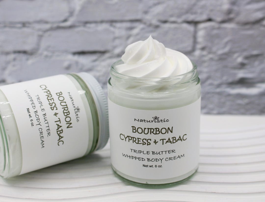 Bourbon Cypress Tabac Triple Butter Whipped Body Butter Cream, Mango ...