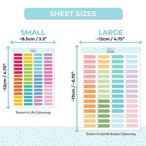 Small Arrow Stickers, Planner Stickers, 2 Sizes and Over 30 Colours ...