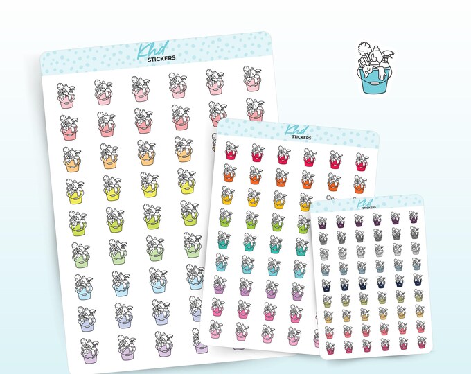 Gross Cleaning Jobs Planner Stickers | Deep Cleaning Script Stickers ...