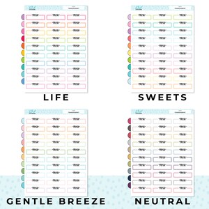 Physio Boxes Stickers, Planner Stickers, Removable - Etsy