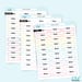 Physio Boxes Stickers, Planner Stickers, Removable - Etsy