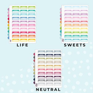 Design Your Own Information Boxes Quarter Boxes Planner - Etsy