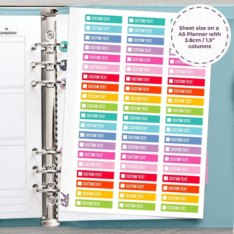 Design Your Own Check Box Labels Customised & Personalised - Etsy Australia