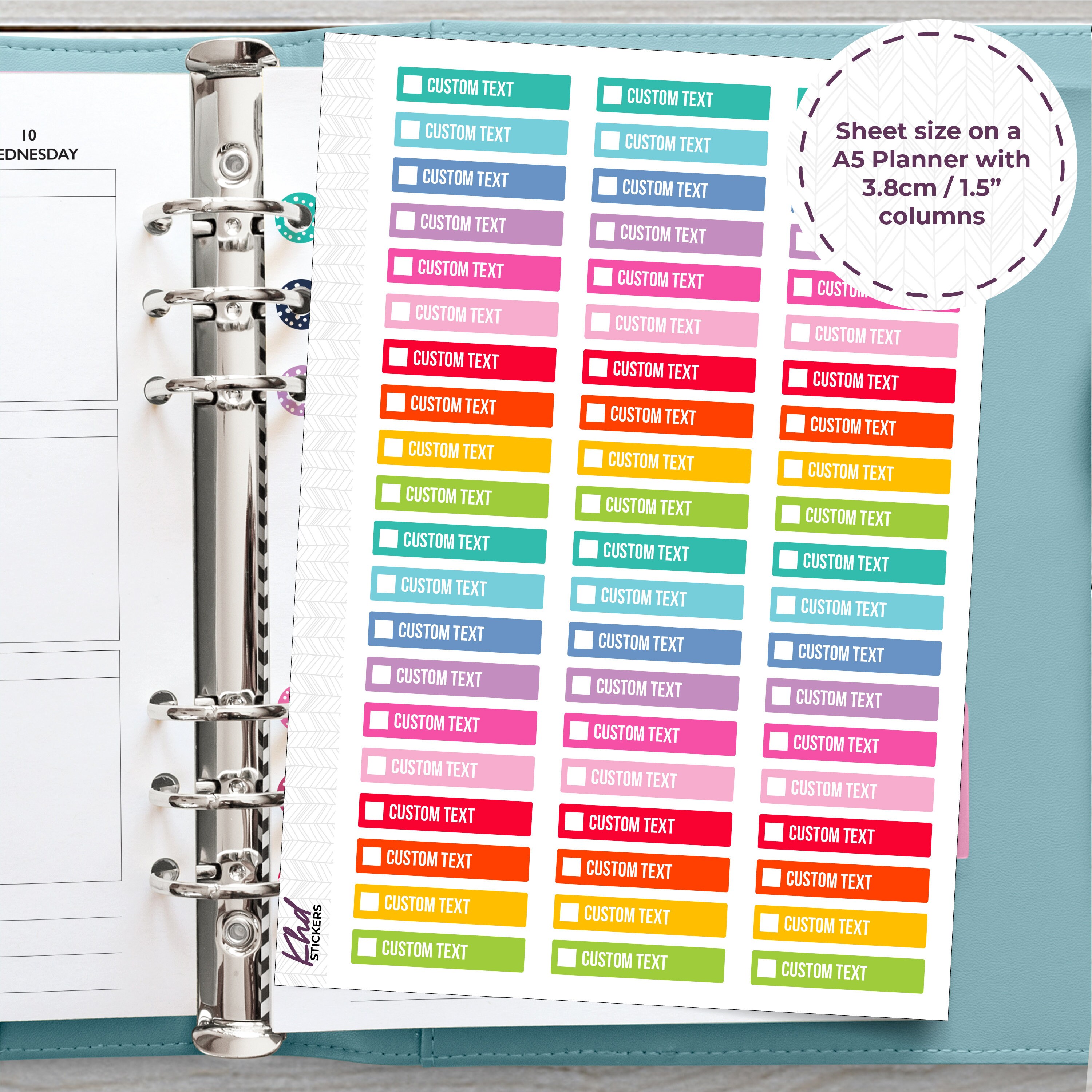 Design Your Own Check Box Labels Customised & Personalised - Etsy