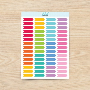Small Arrow Stickers, Planner Stickers, 2 Sizes and Over 30 Colours ...