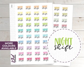 Night Shift Planner | Etsy