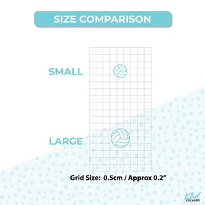 Netball Icon Stickers Planner Stickers Two Sizes Removable - Etsy