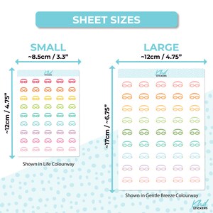 Swimming Goggles, Icon Planner Stickers , Mini Collection - Etsy