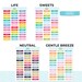 Goals Banner Stickers, Planner Stickers, Two Sizes, Removable - Etsy