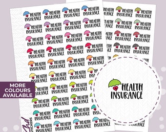 Health Insurance Stickers | Etsy
