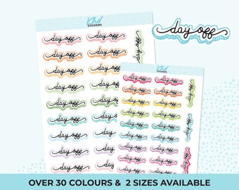 Day off Planner Stickers, Day off Stickers, off Day Stickers, Set of 80 ...