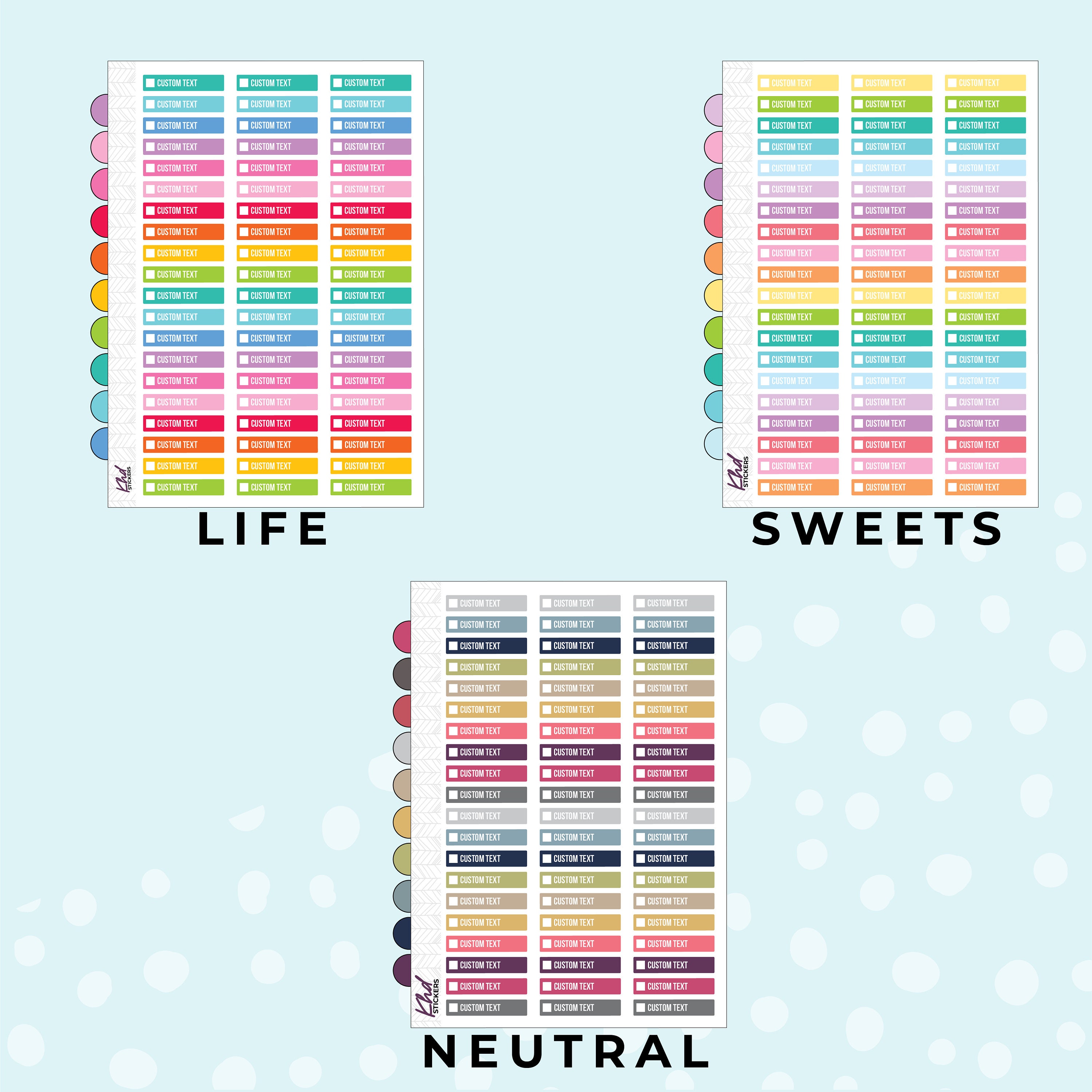 Design Your Own Check Box Labels Customised & Personalised - Etsy Australia