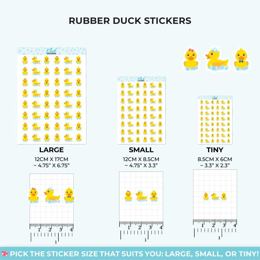 Rubber Ducks Stickers, Planner Stickers, Removable - Etsy