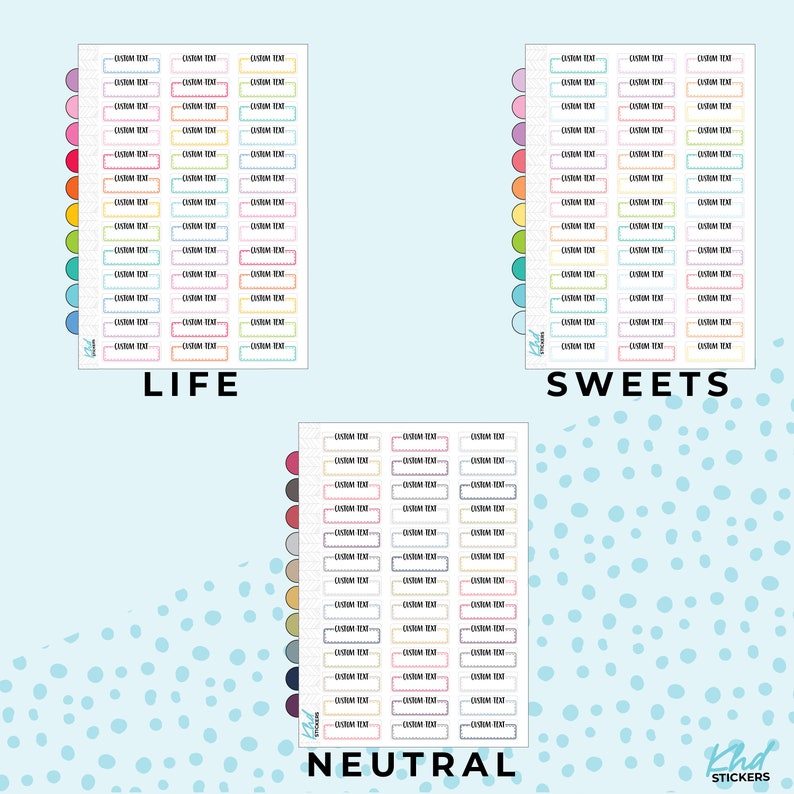 Design Your Own Custom Text Boxes Customised & Personalised - Etsy