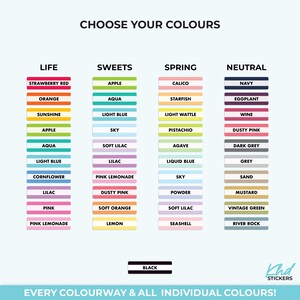 Goal Achieved Planner Stickers, Three Sizes Including Tiny, Removable ...