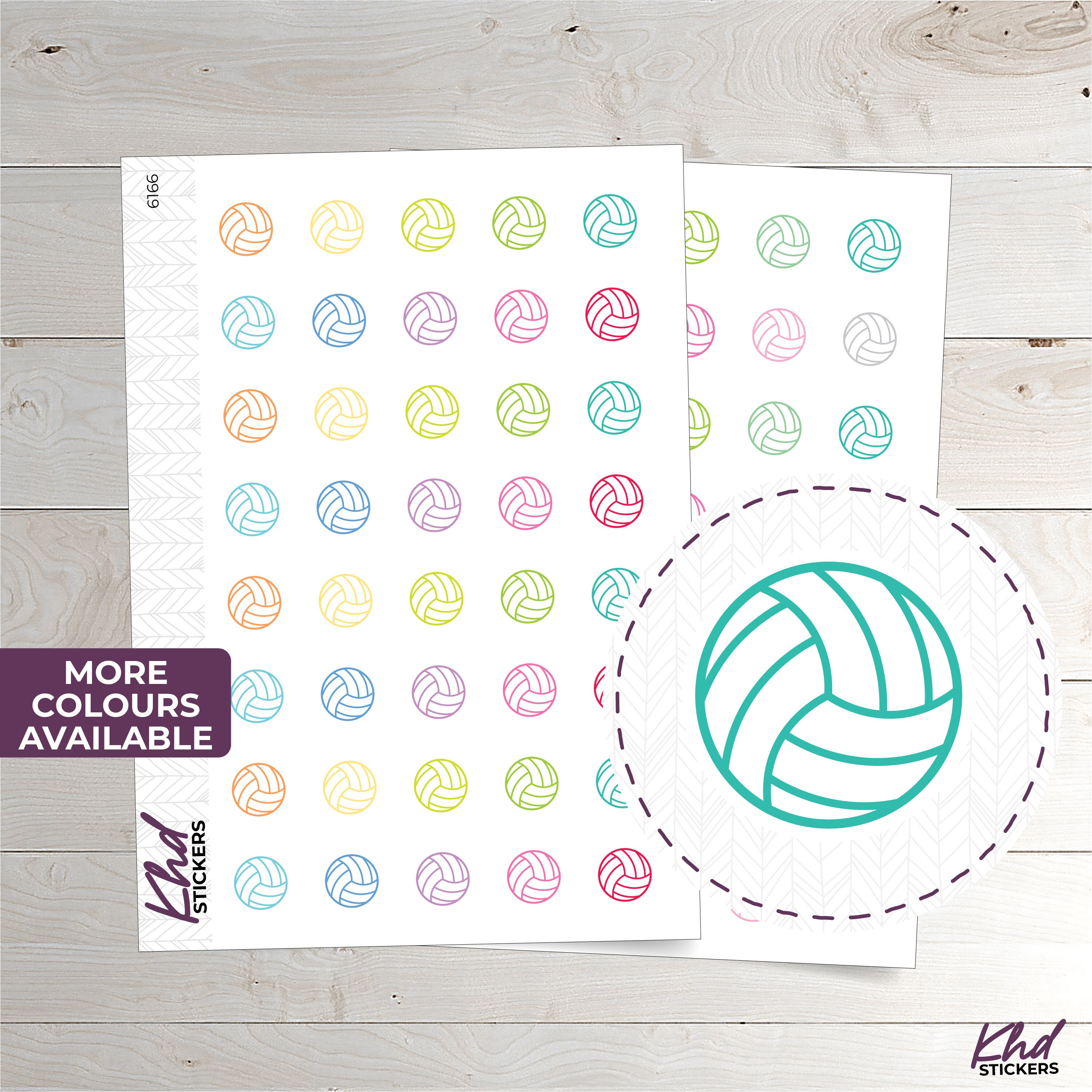 Netball Icon Stickers Planner Stickers Removable | Etsy