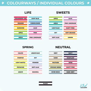 Design Your Own, Fun Header Stickers, Planner Stickers, Removable ...