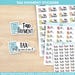 A Year of Date Dots Stickers, Planner Stickers, Removable - Etsy