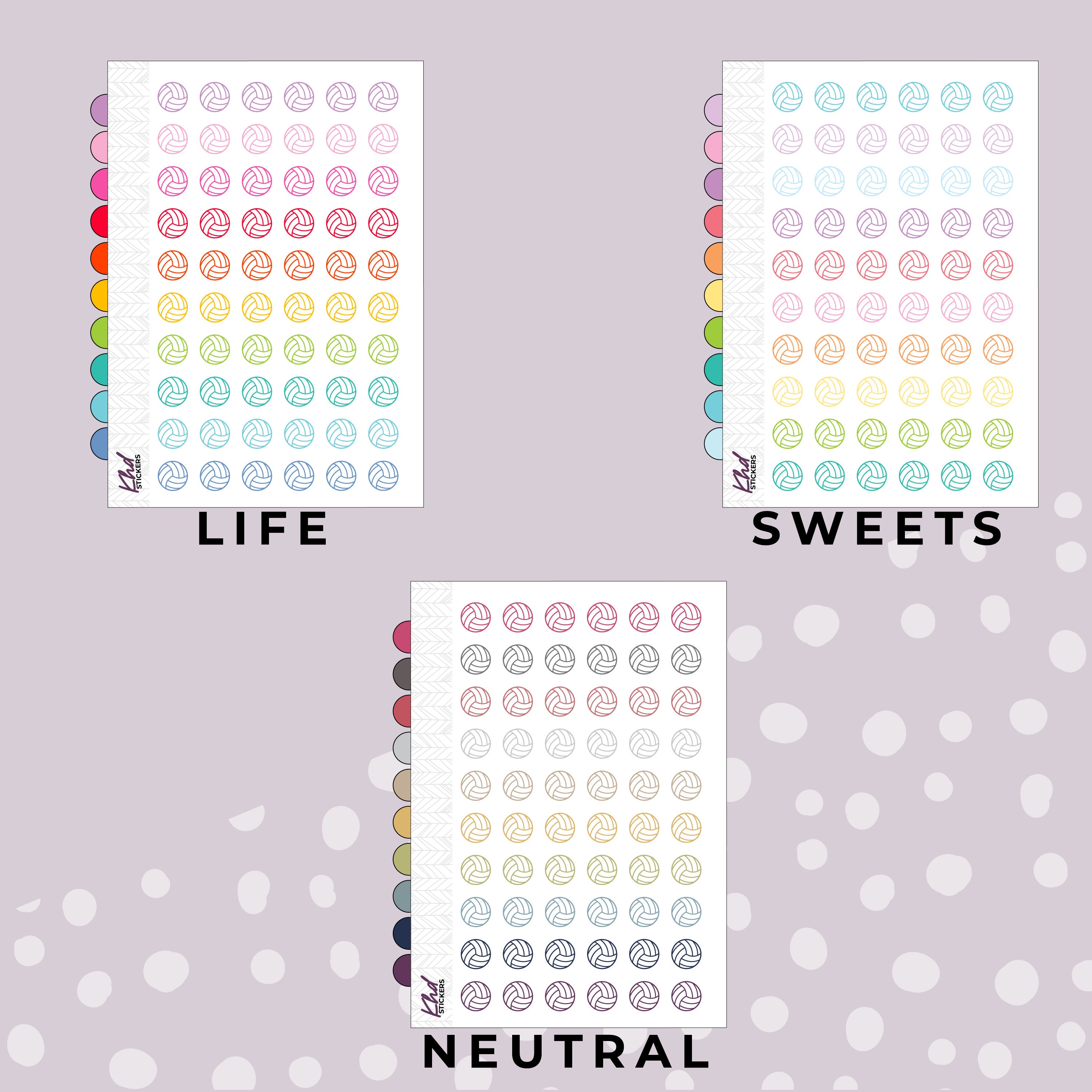 Netball Icon Stickers Planner Stickers Removable - Etsy UK