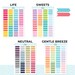 Small Arrow Stickers, Planner Stickers, 2 Sizes and Over 30 Colours ...