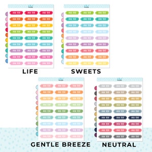 Design Your Own, Fun Header Stickers, Planner Stickers, Removable - Etsy
