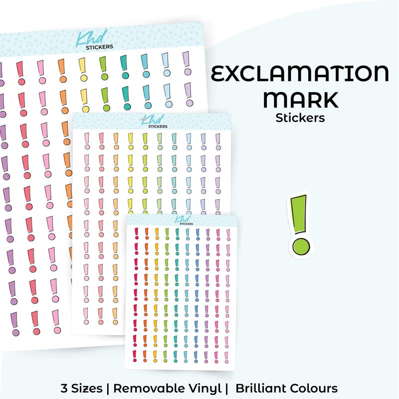 Exclamation Mark - Etsy