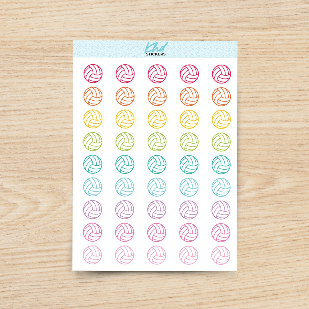 Netball Icon Stickers, Planner Stickers, Two Sizes, Removable - Etsy UK