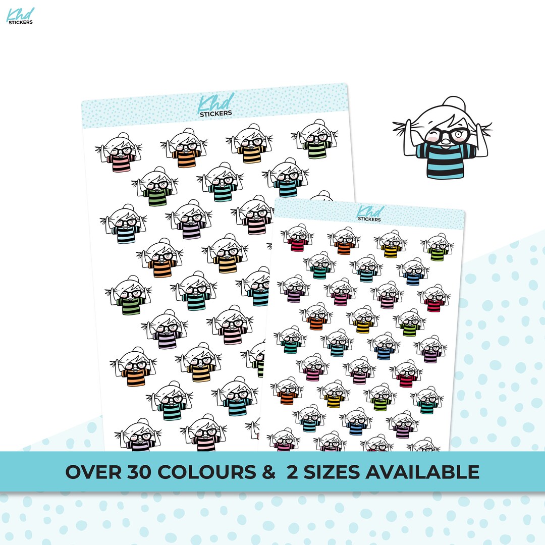 Planner Girl Leona Frustrated Planner Stickers, Two Sizes, Removable - Etsy