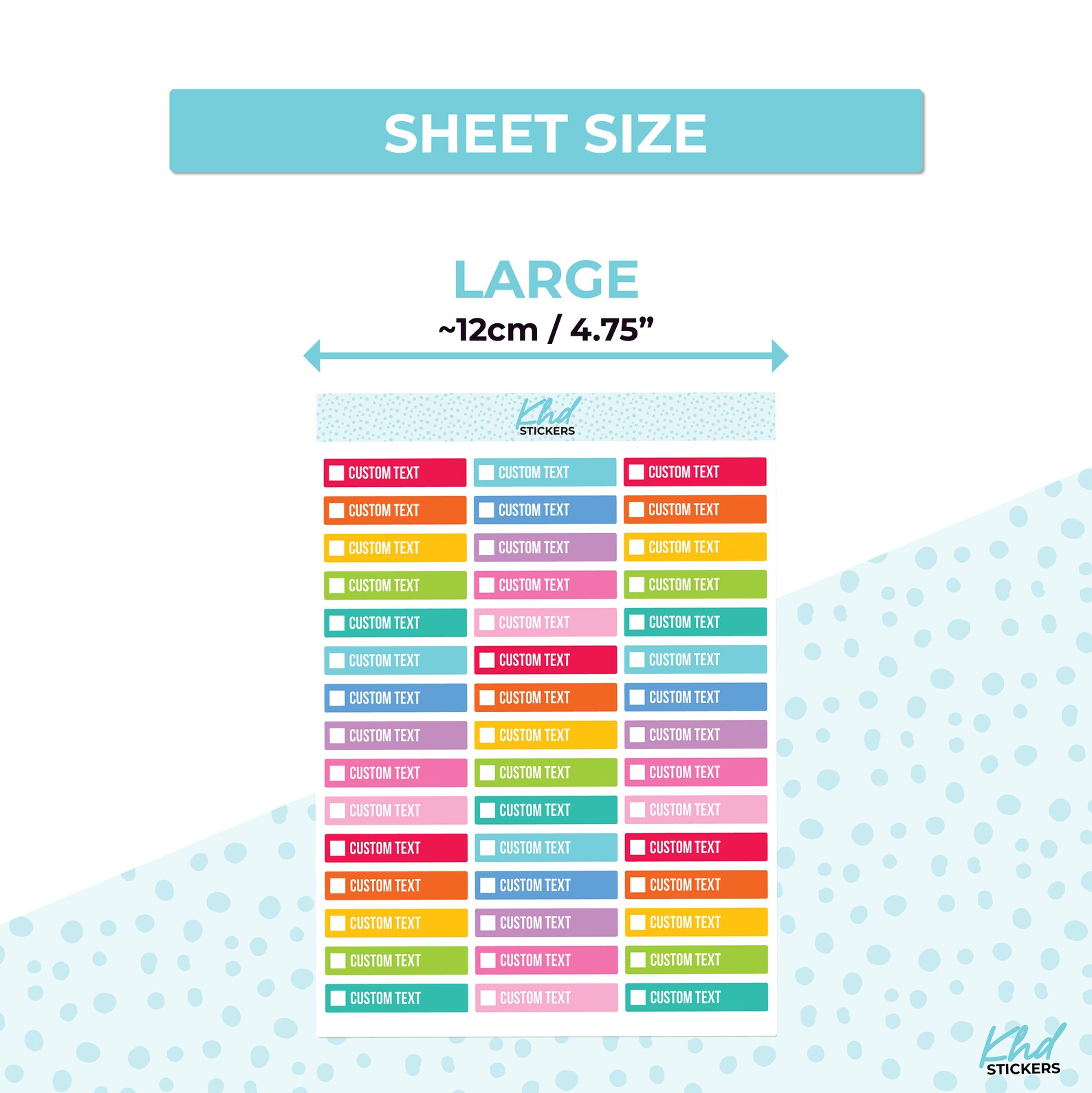 Design Your Own Check Box Labels Customised & Personalised - Etsy