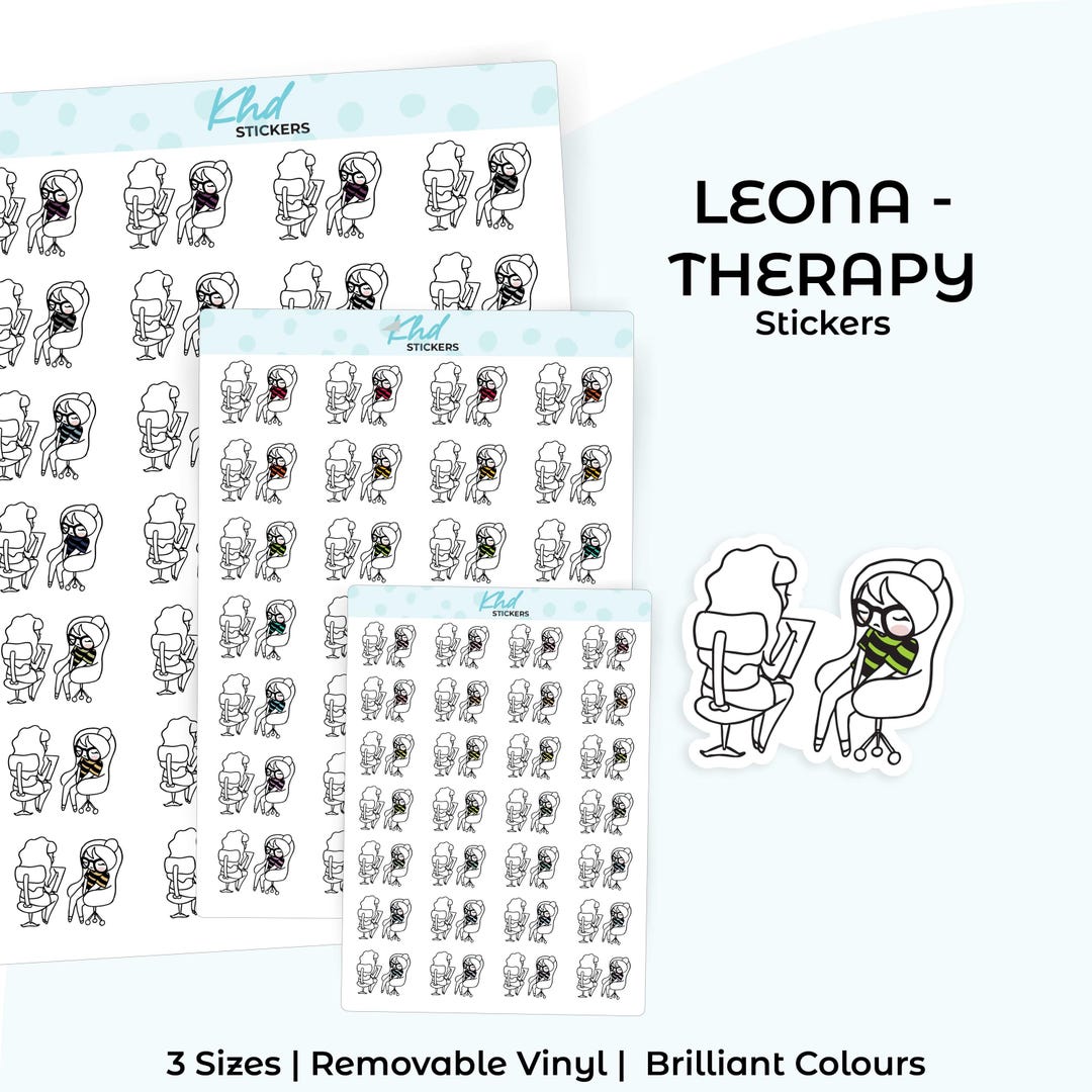 Planner Girl Therapy Stickers, Planner Stickers, Removable - Etsy