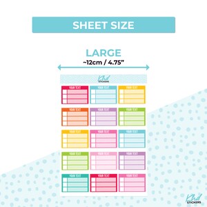 Design Your Own, Checklist Stickers, Planner Stickers, Removable - Etsy