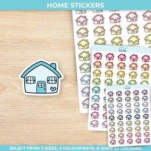 Home Planner Stickers, Three Sizes Including Tiny, Removable - Etsy