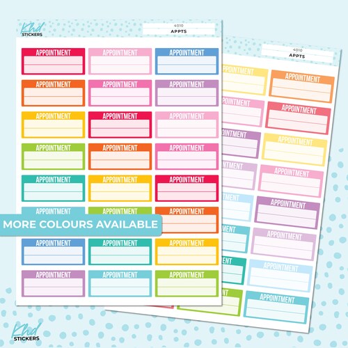 DOCTOR Appointment Planner Stickers Printable HEALTH Stickers - Etsy