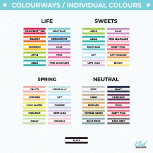 A Year of Date Dots Stickers, Planner Stickers, Removable - Etsy